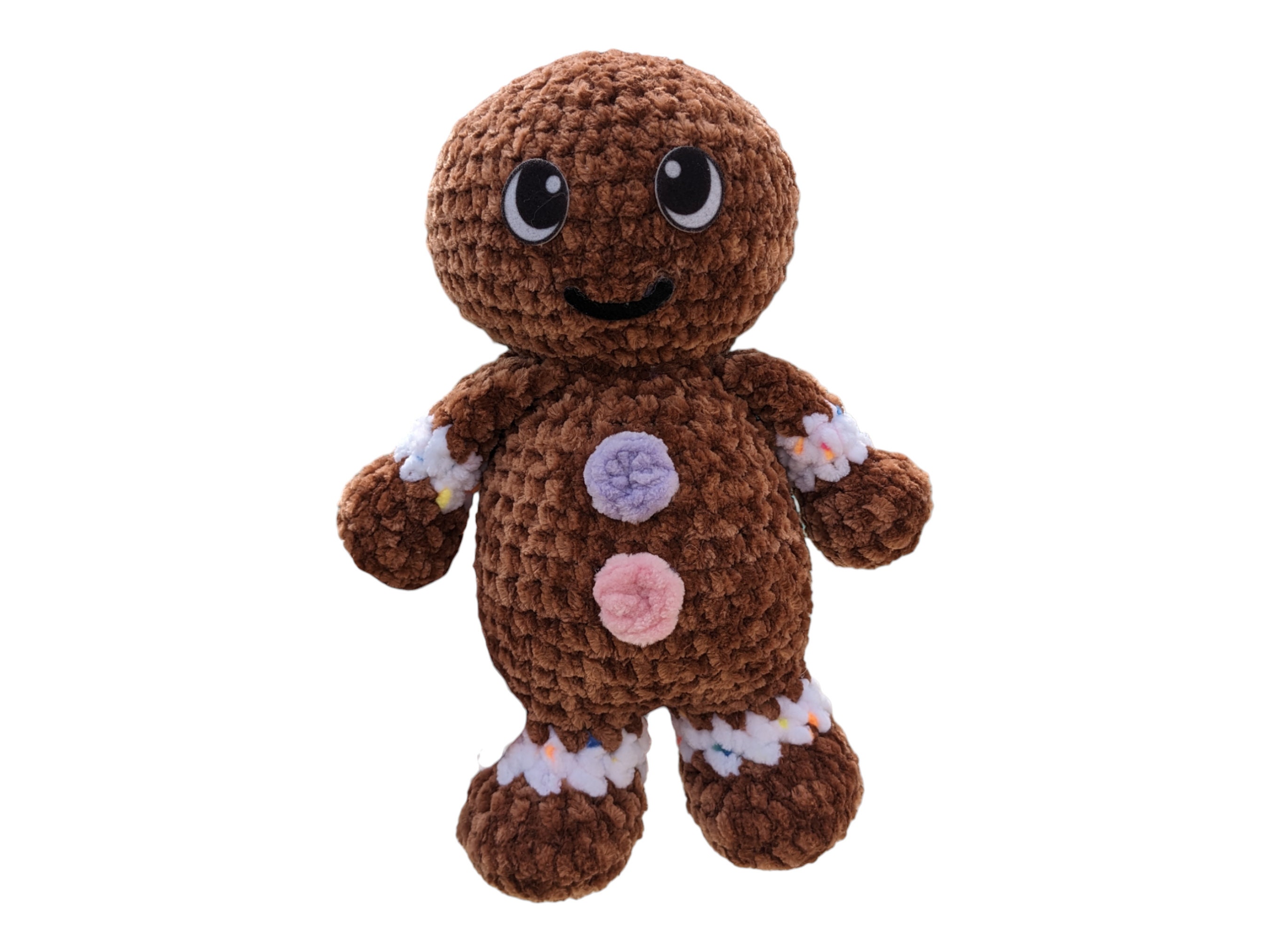 Gingerbread Man - Gingerbreadman - Ginger Bread Man - Plushie - Crochet ...