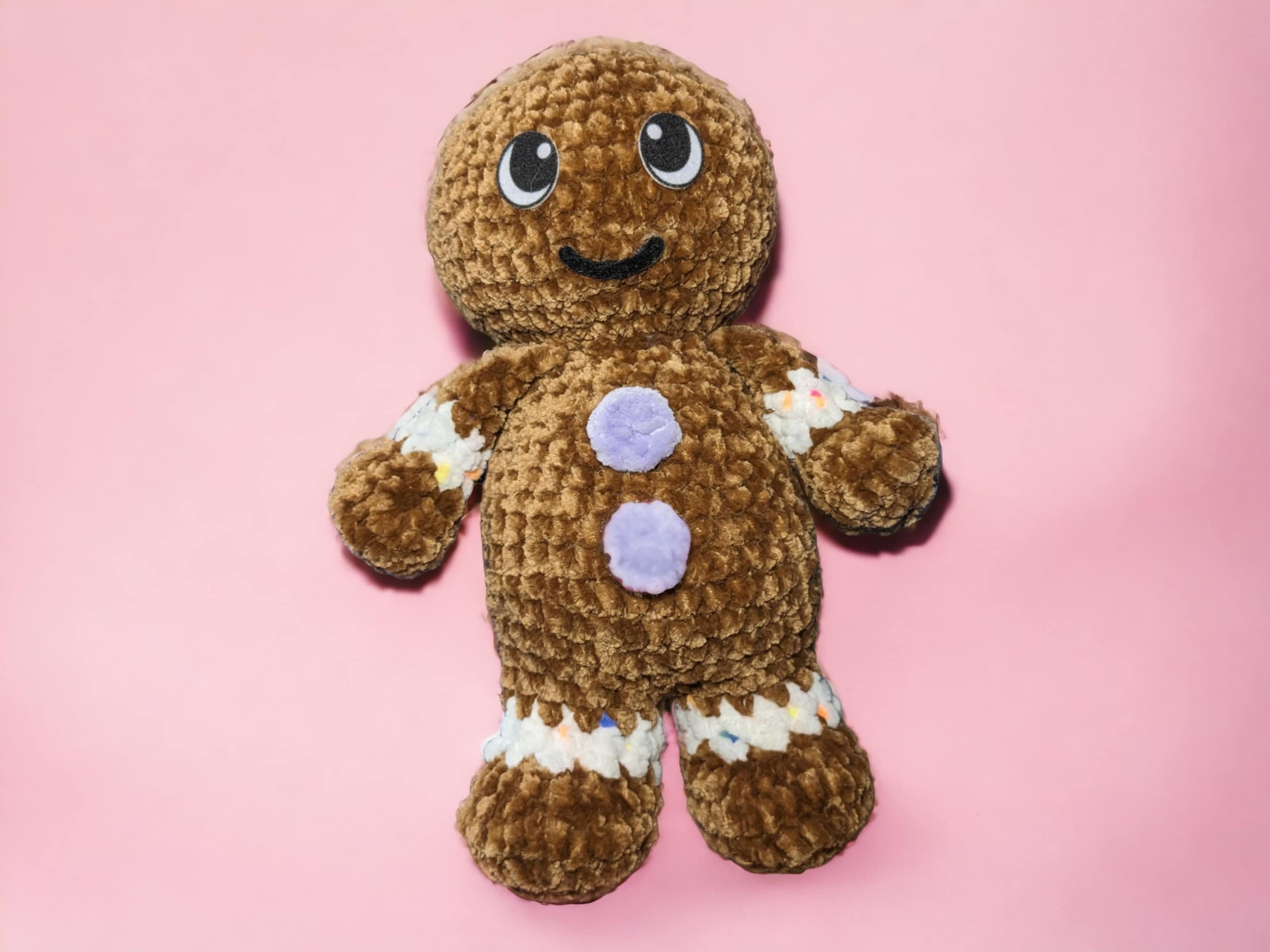 Gingerbread Man - Gingerbreadman - Ginger Bread Man - Plushie - Crochet ...