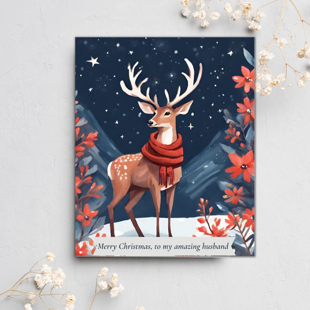 Card for Him, Christmas Card for Husband, for Boyfriend, for Dad ...