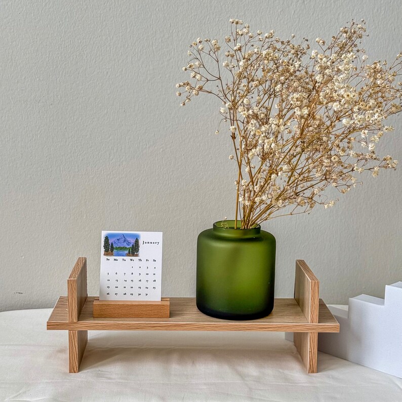 2025 Mini Desk Calendar, Mini Landscape Desk Calendar for Nature Lovers ...