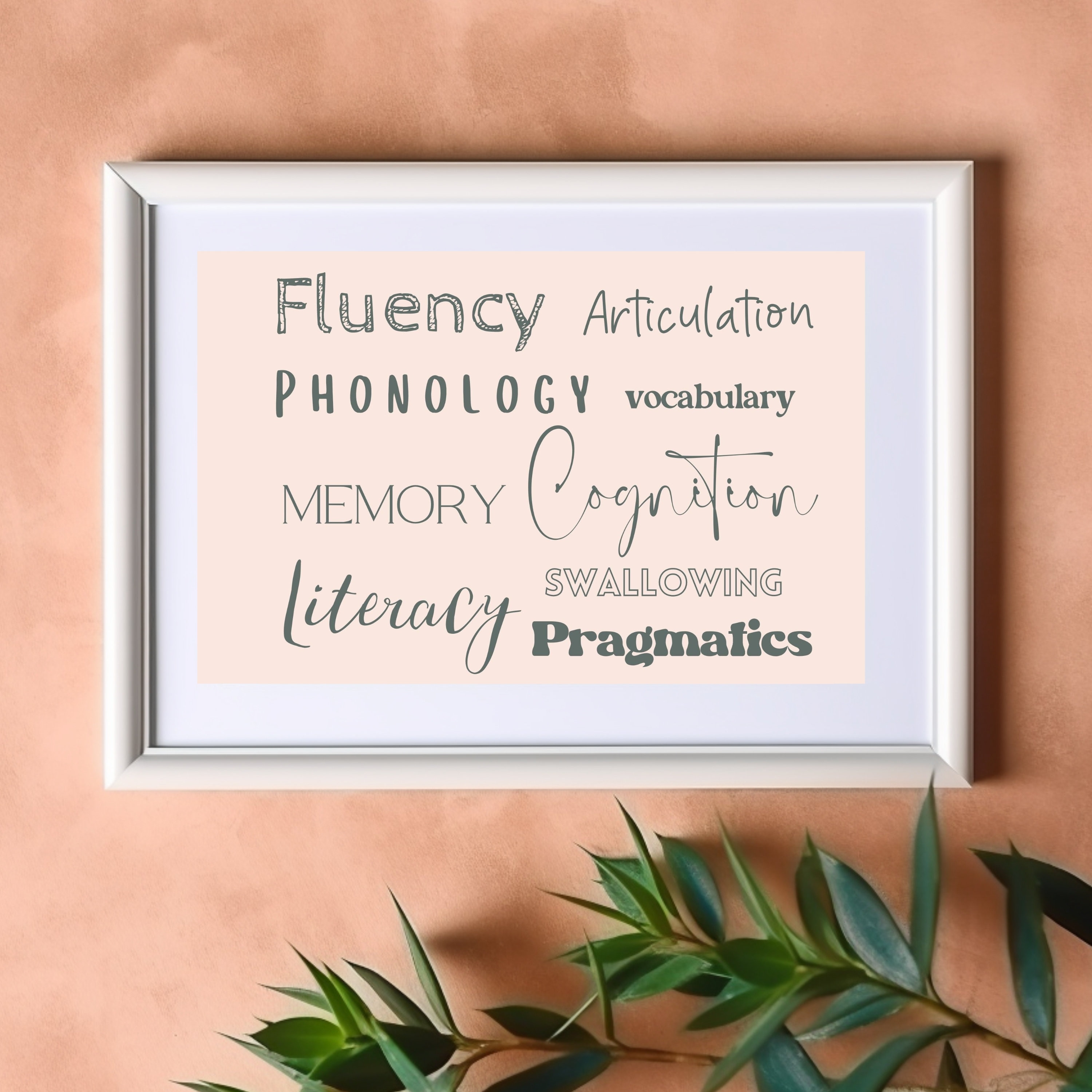 SLP Poster for Speech Therapy Scope of Practice Digital - Etsy