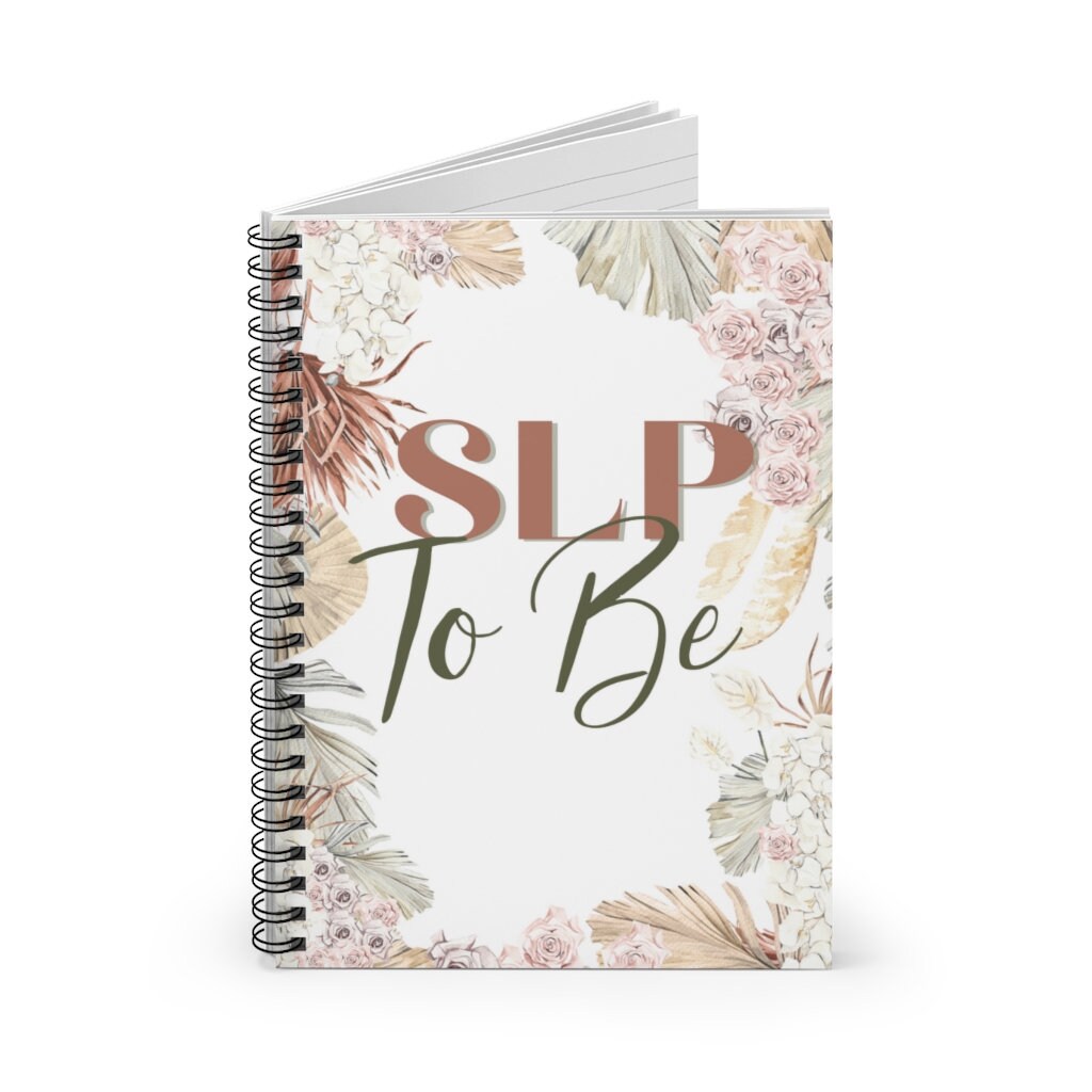 SLP to Be, Speech Therapy Notebook, SLP Gifts, Speech Therapy Gift ...