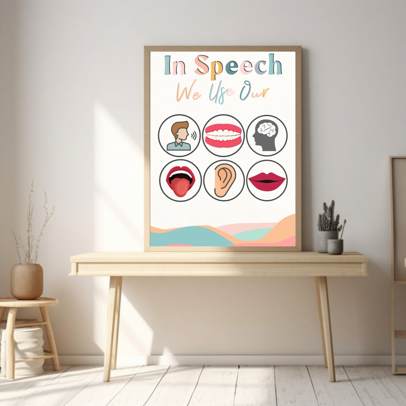 Speech Mechanism Poster, Printable Poster for Speech Therapy Room, SLP ...