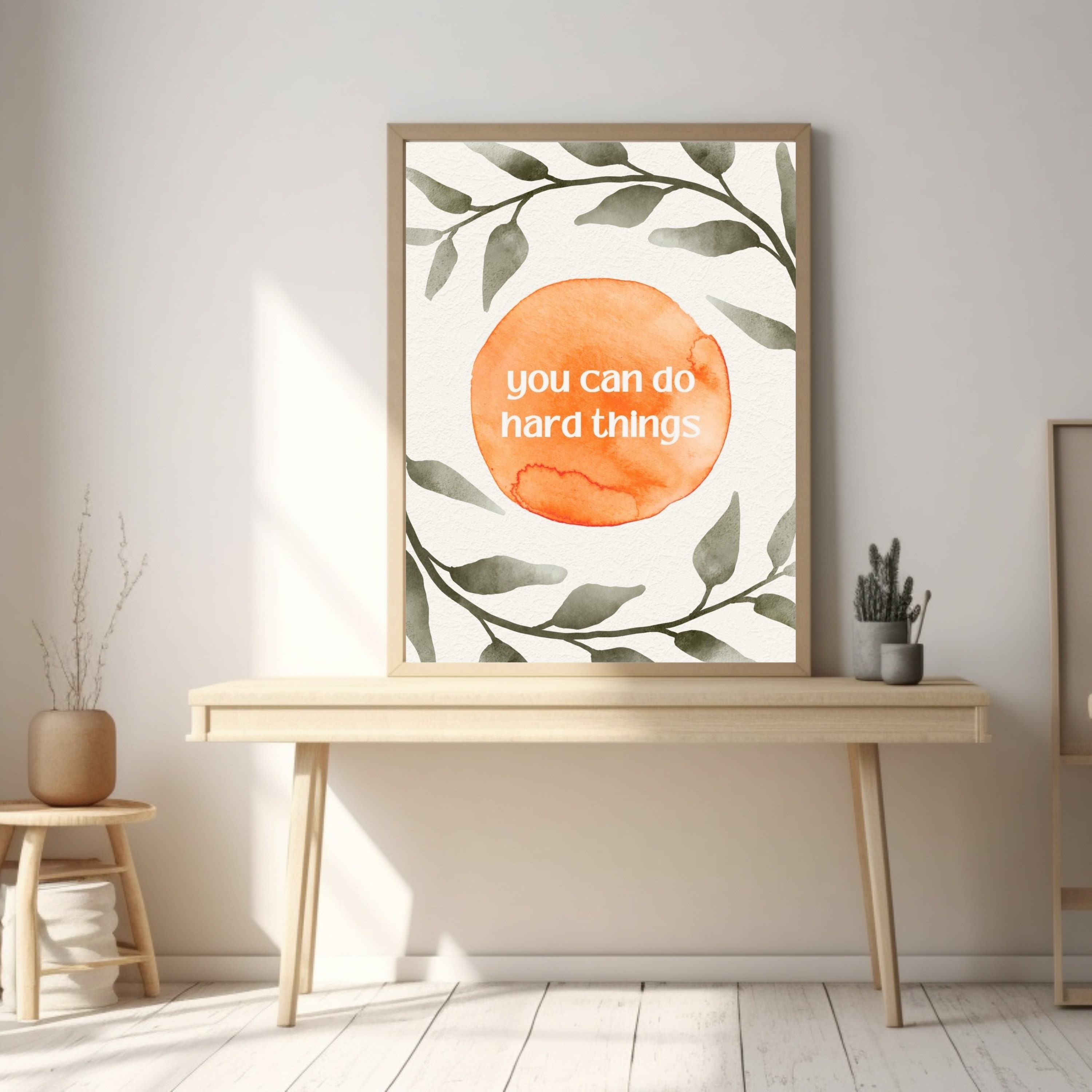 You Can Do Hard Things Printable Poster, Motivational Classroom, SLP ...