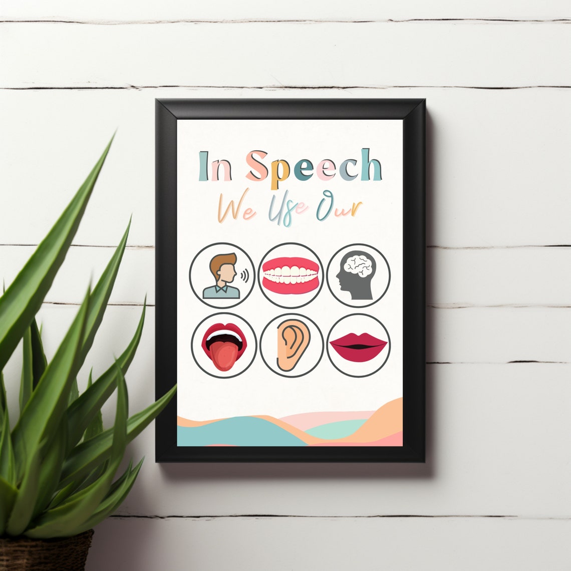 Speech Mechanism Poster, Printable Poster for Speech Therapy Room, SLP ...