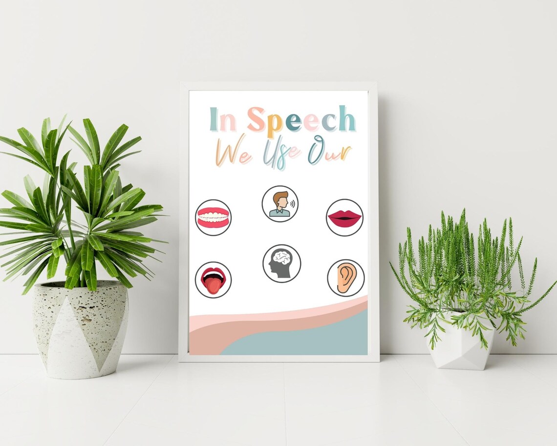 Speech Mechanism Poster Printable Poster for Speech Therapy - Etsy