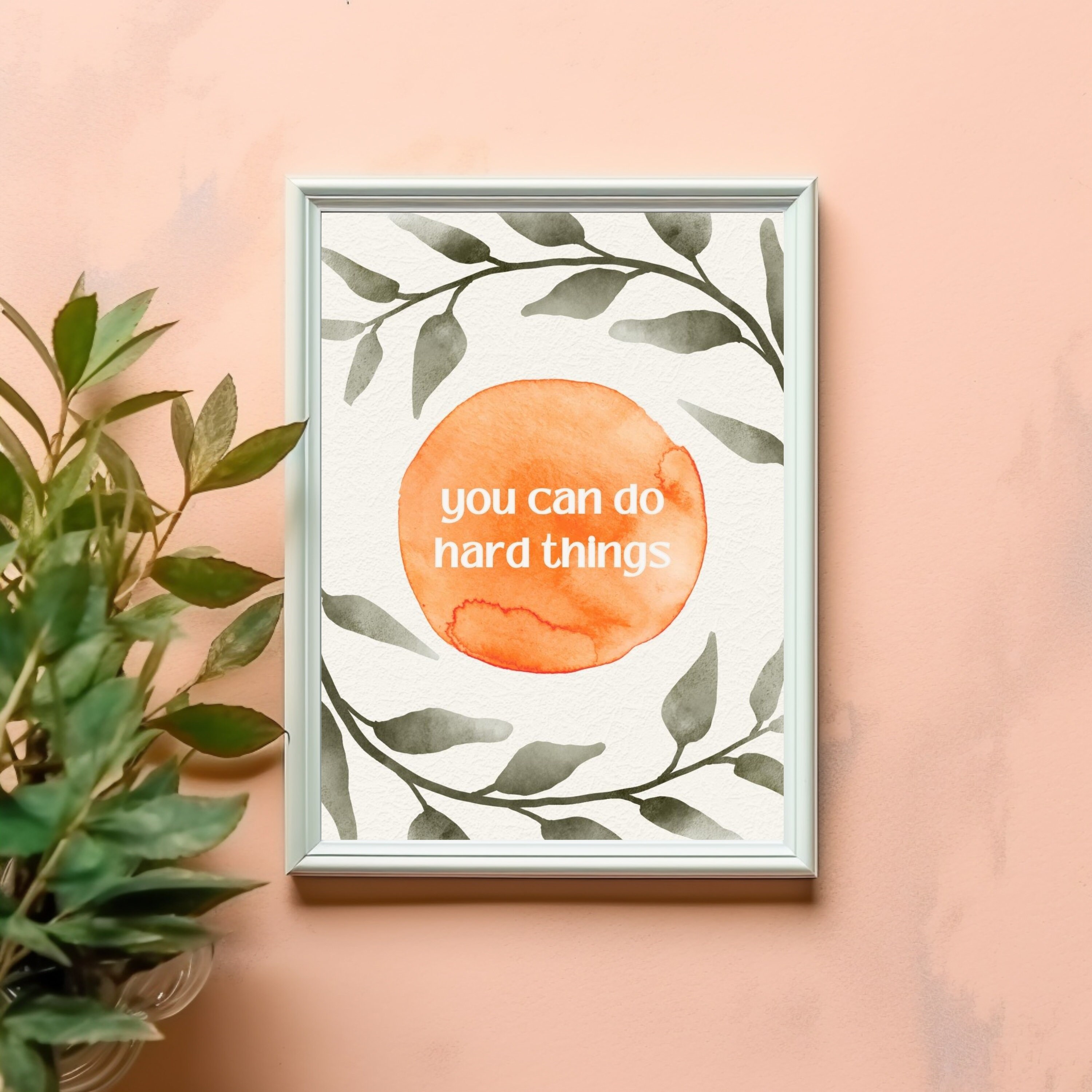 You Can Do Hard Things Printable Poster, Motivational Classroom, SLP ...