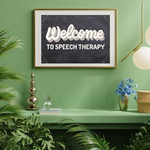 Welcome to Speech Therapy Digital Download Printable SLP - Etsy