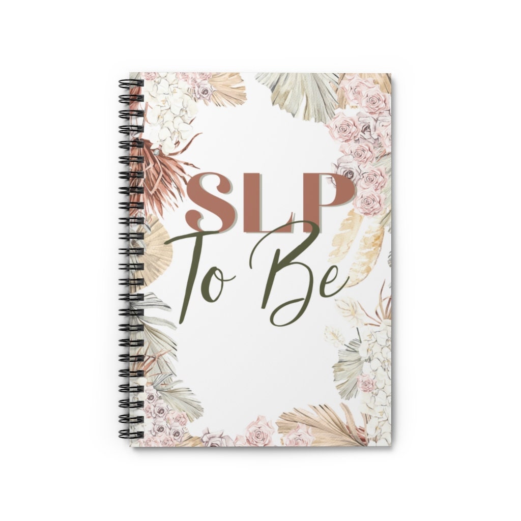 SLP to Be, Speech Therapy Notebook, SLP Gifts, Speech Therapy Gift ...