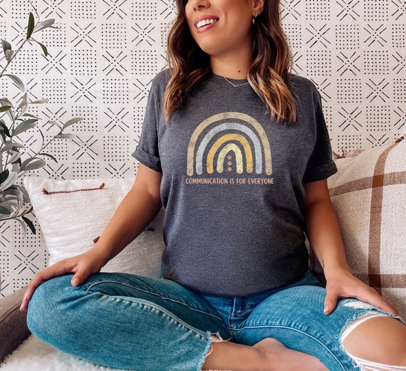Speech Therapy T Shirt Communication is for Everyone SLP - Etsy
