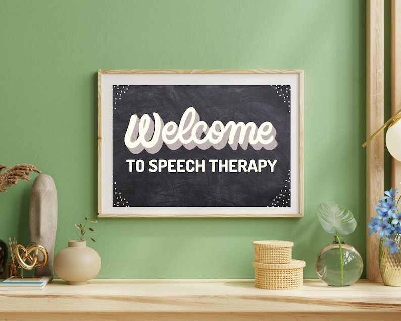 Welcome to Speech Therapy Digital Download Printable SLP - Etsy