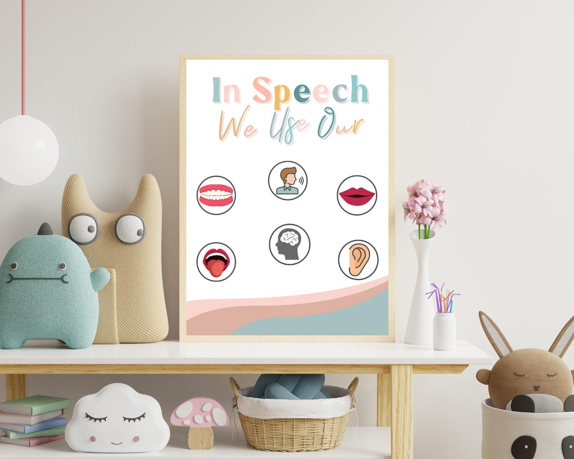 Speech Mechanism Poster Printable Poster for Speech Therapy - Etsy