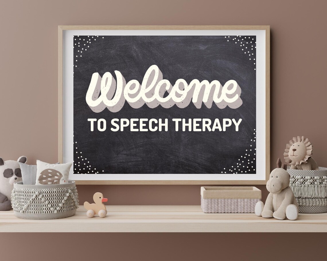 Welcome to Speech Therapy Digital Download Printable SLP - Etsy