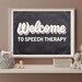 Welcome to Speech Therapy Digital Download Printable SLP - Etsy