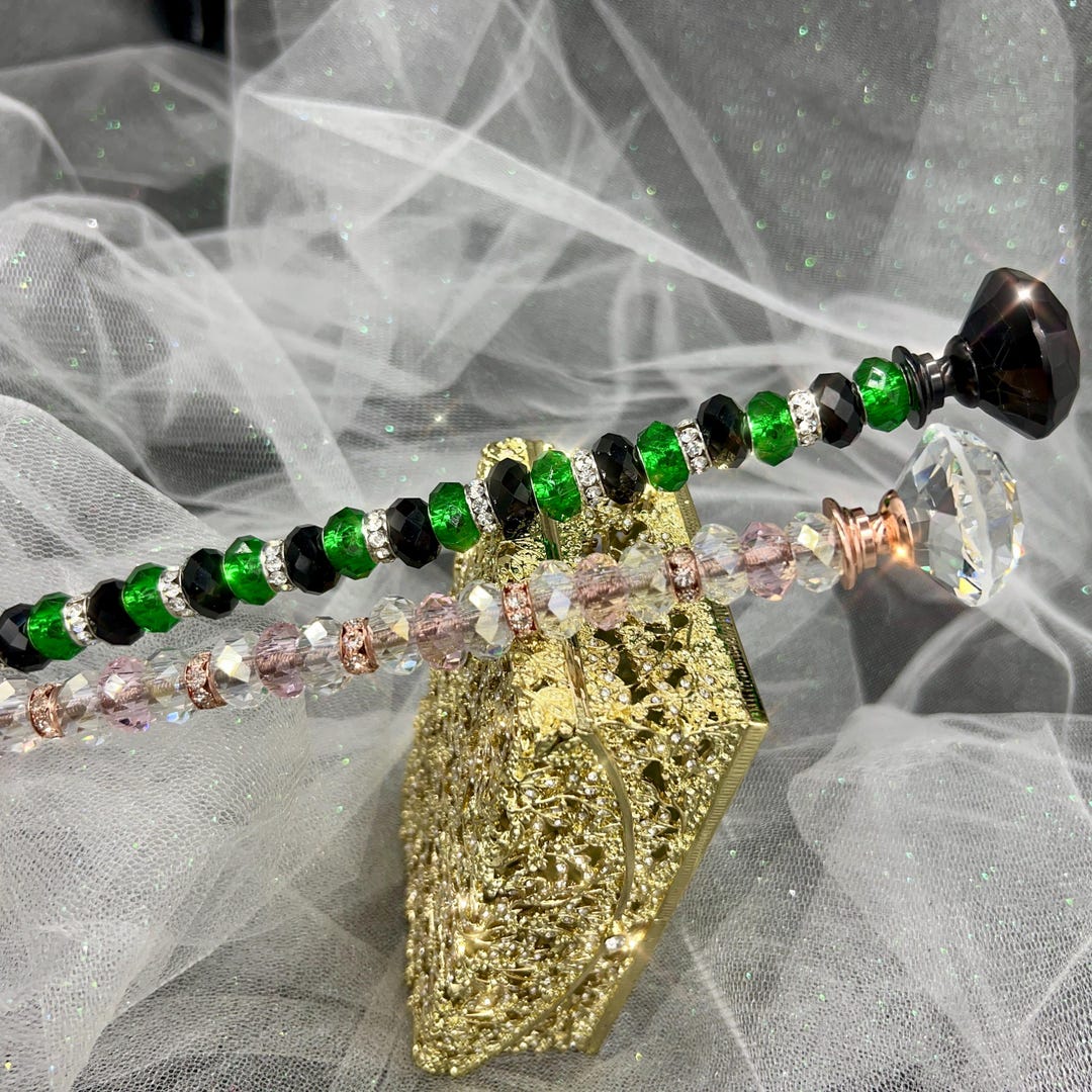 Glinda & Elphaba Wands | Wicked Wands for Dress up and Cosplay | Pink ...