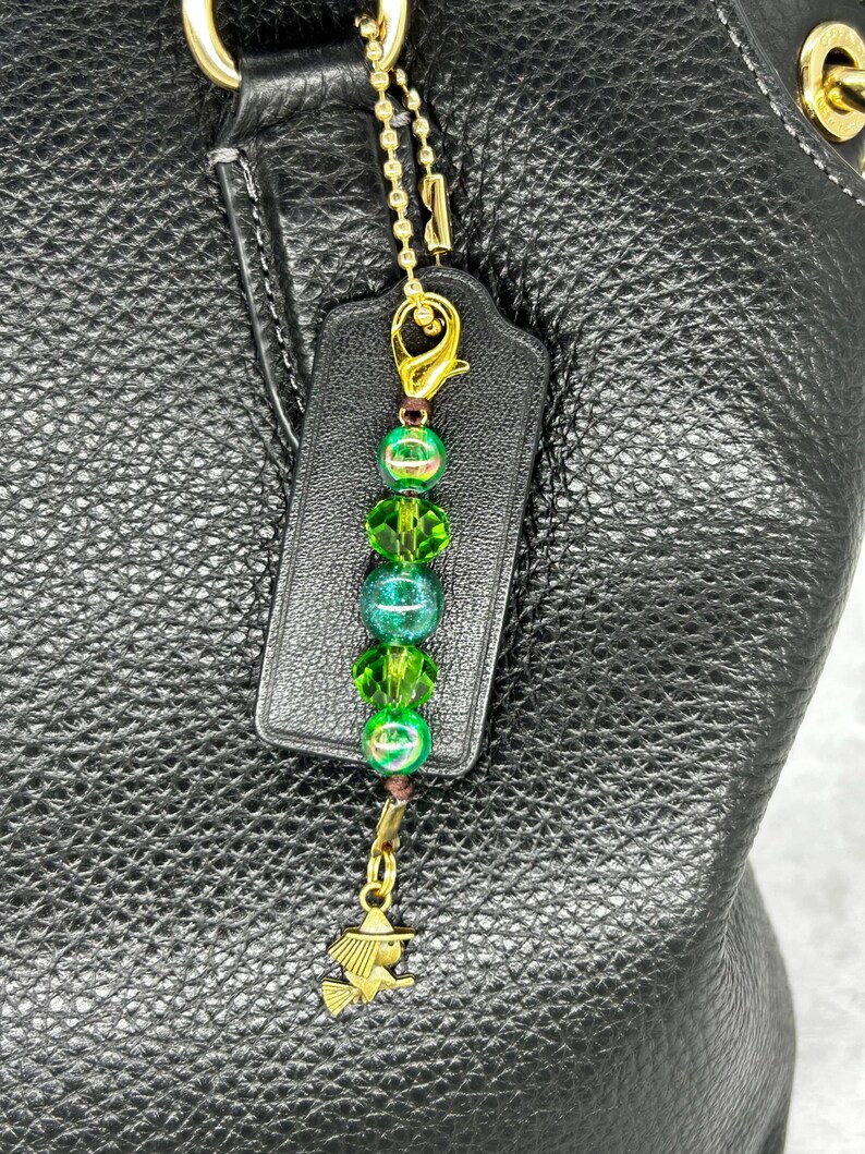 Wicked Themed, Glinda & Elphaba Purse Charms With Crystal and Czech ...