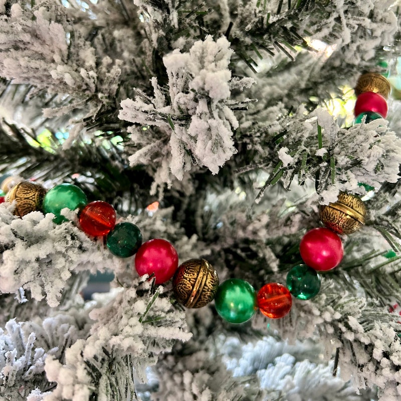 Glass Bead Garland - Etsy