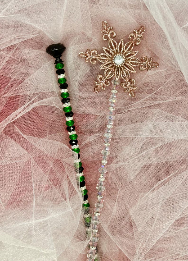 Limited Edition Glinda & Elphaba Wands | Wicked Wands for Dress up and ...