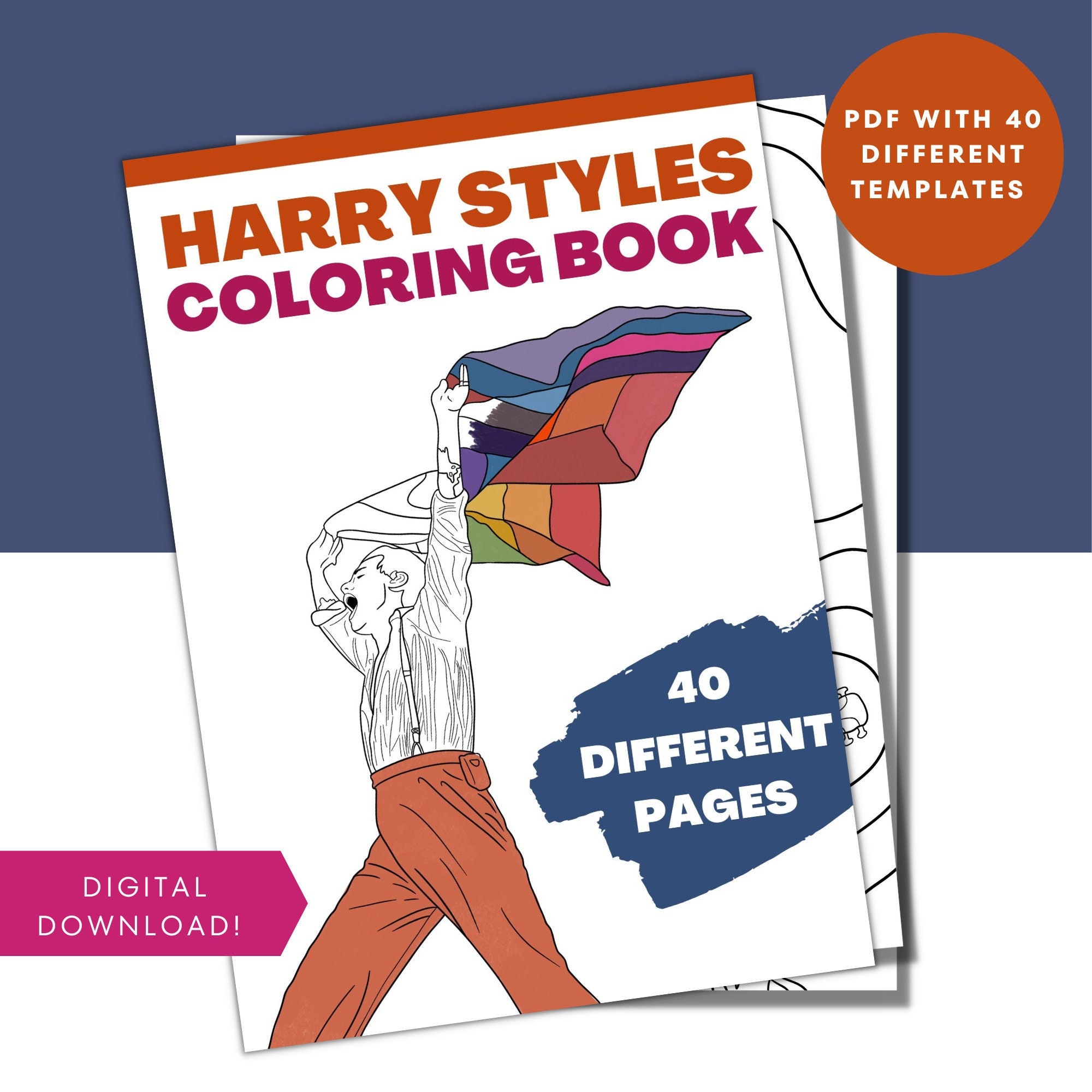 Harry Styles Coloring Pages