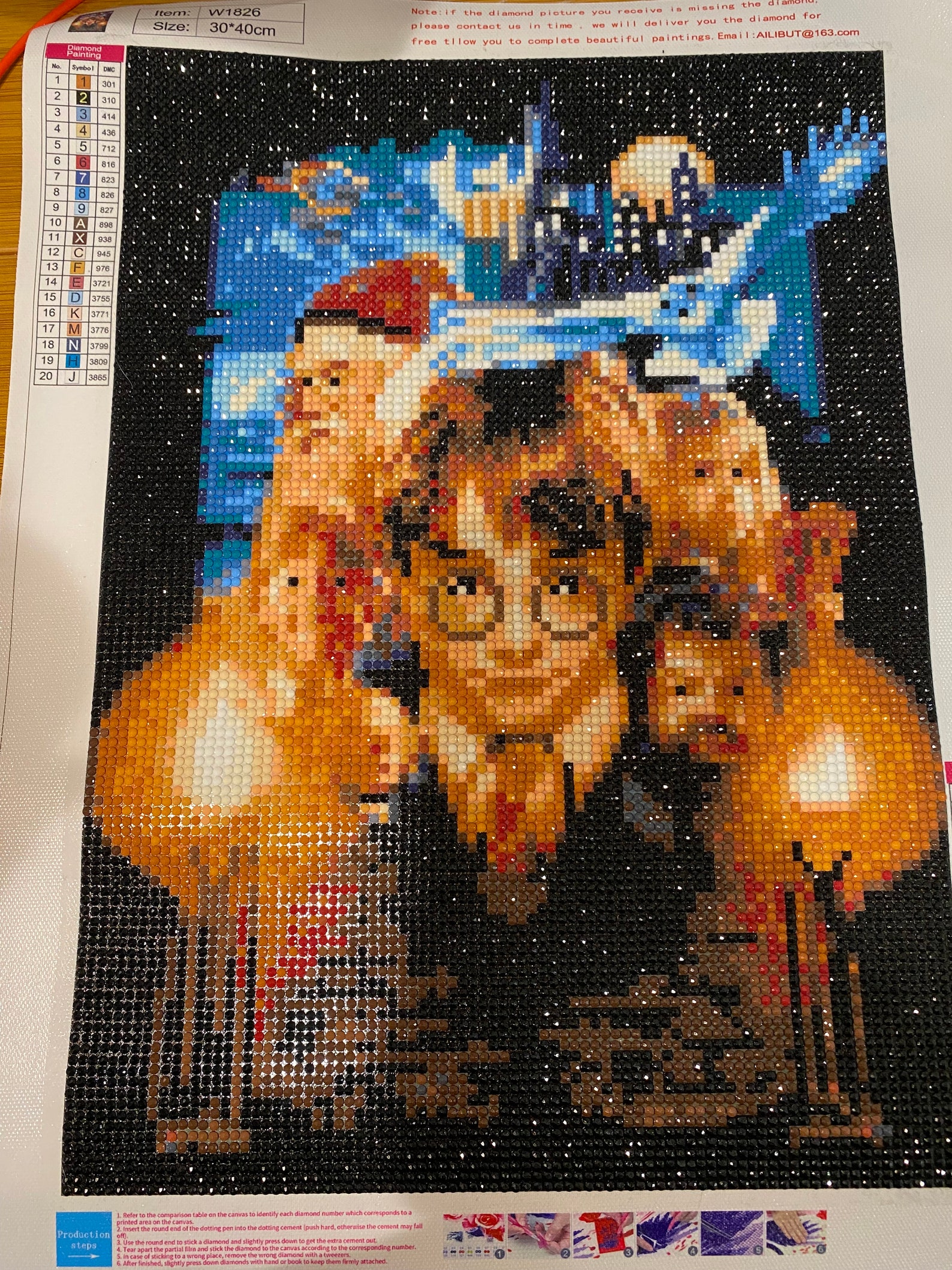 Completed Harry Potter Diamond Painting - Etsy