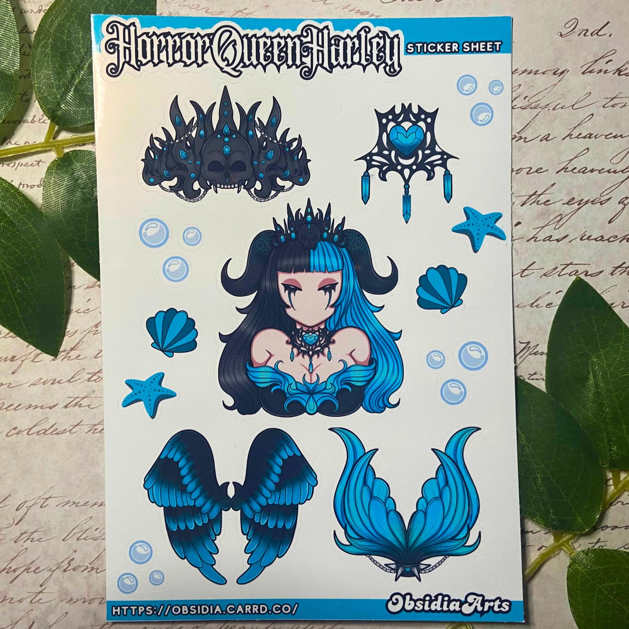 Horrorqueenharley Siren Vtuber Merch Stationary: MADE TO ORDER Notepad ...