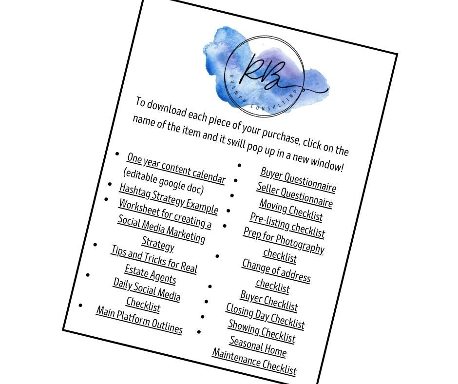 365 Day Content Calendar for REAL ESTATE - Etsy