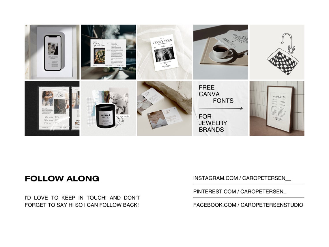 Table of Contents, Cookbook Template, Recipe Book Template, Editable ...