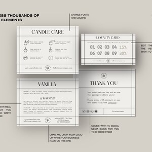 Complete Candle Branding Set. Price List Template. Order Form Templates ...