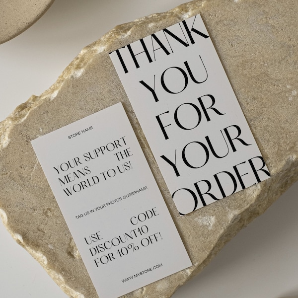 Package Insert - Etsy