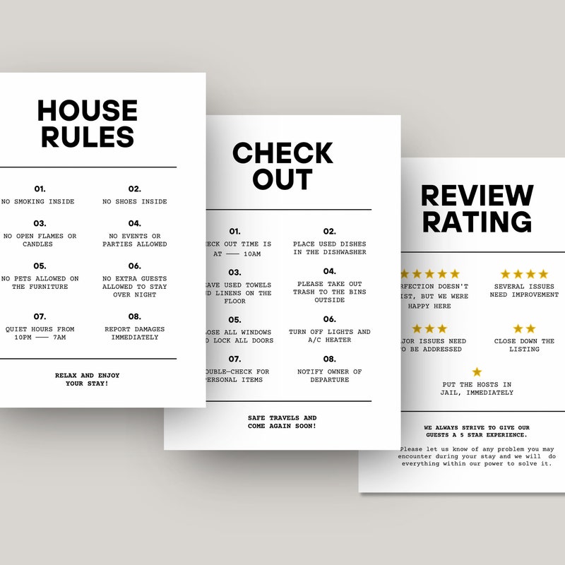 Vacation Rental Sign - Etsy