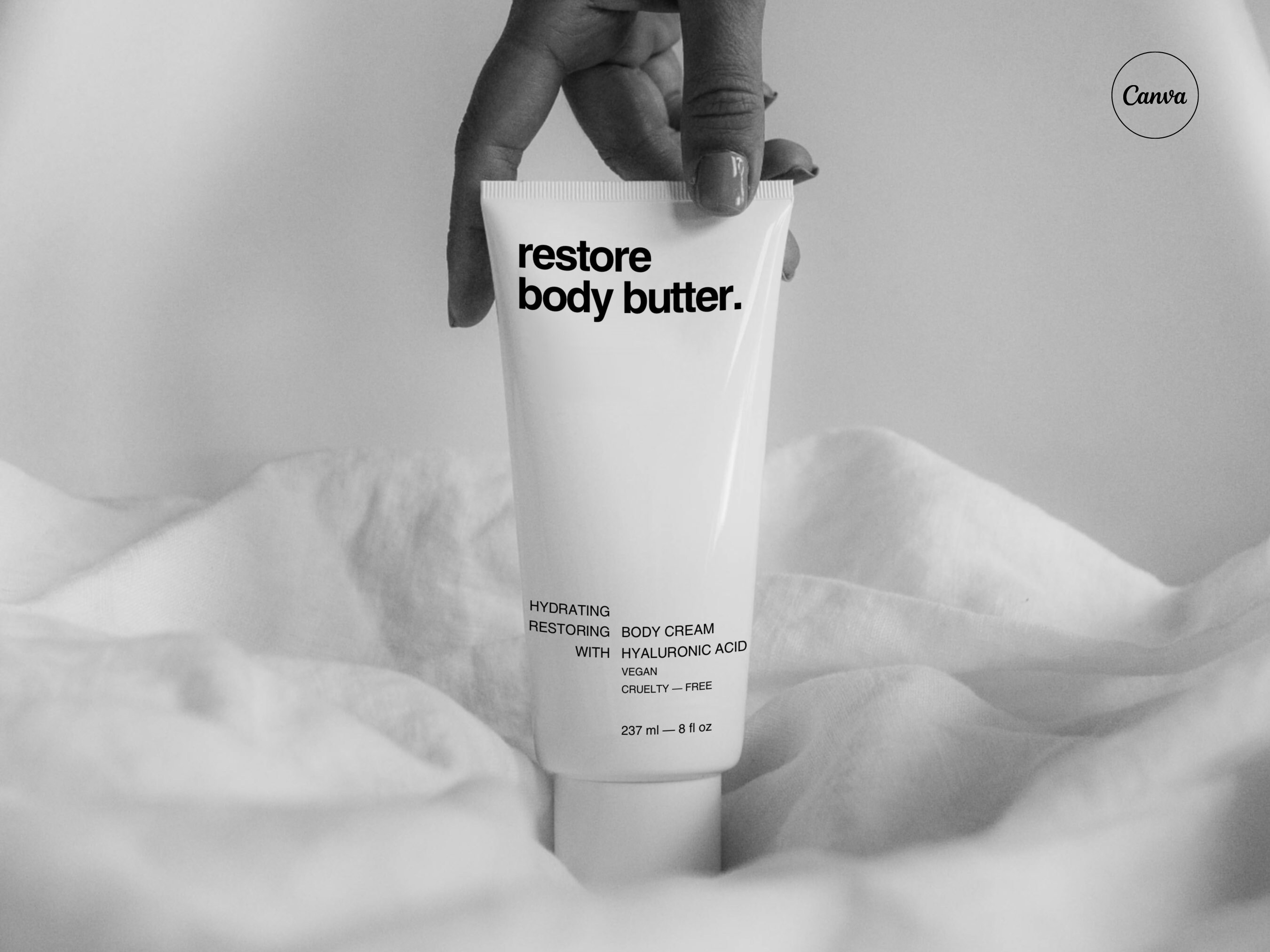 Skincare Product Label Template, DIY Body Butter Labels, Body Cream ...