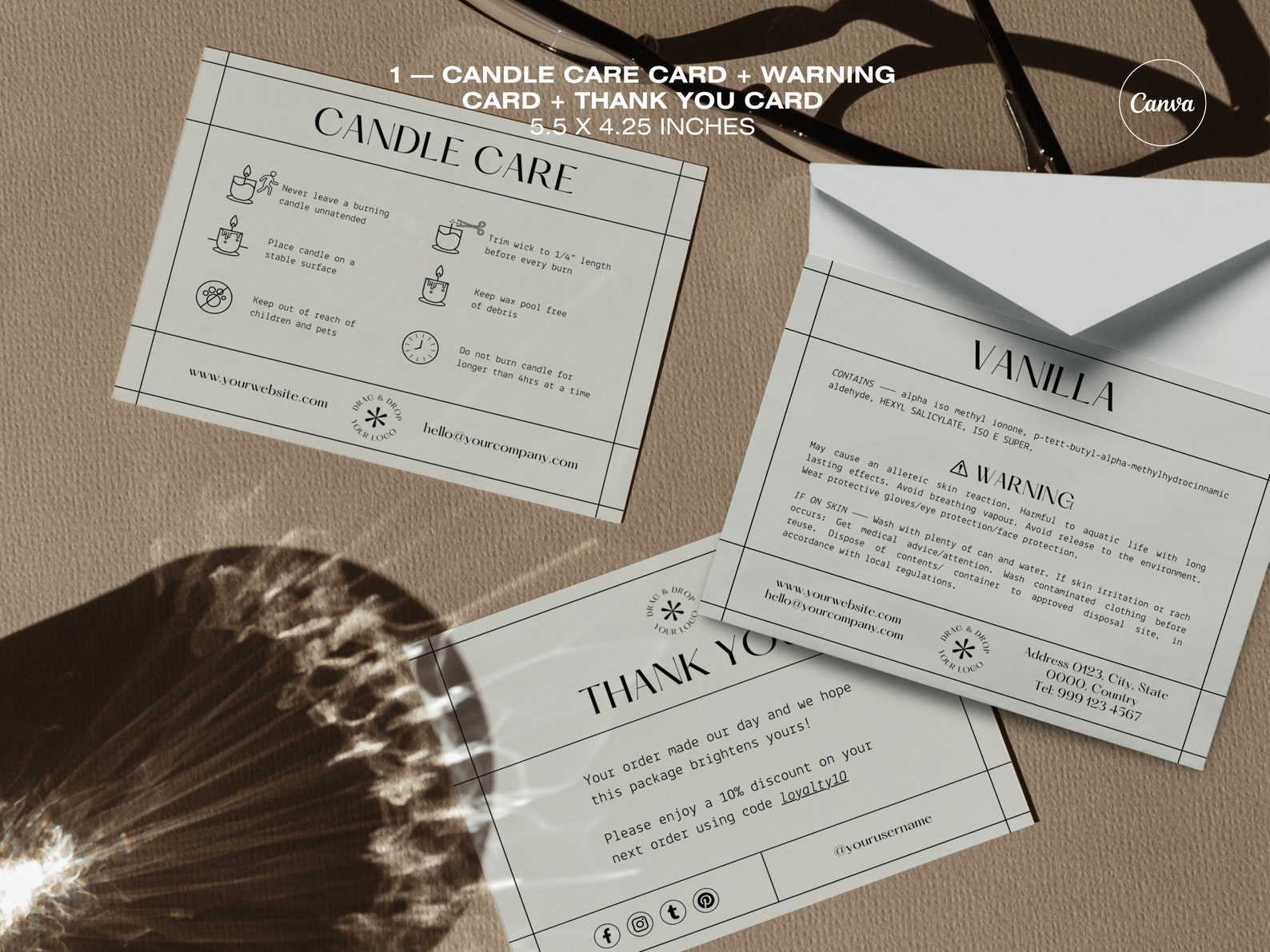Complete Candle Branding Set. Price List Template. Order Form - Etsy