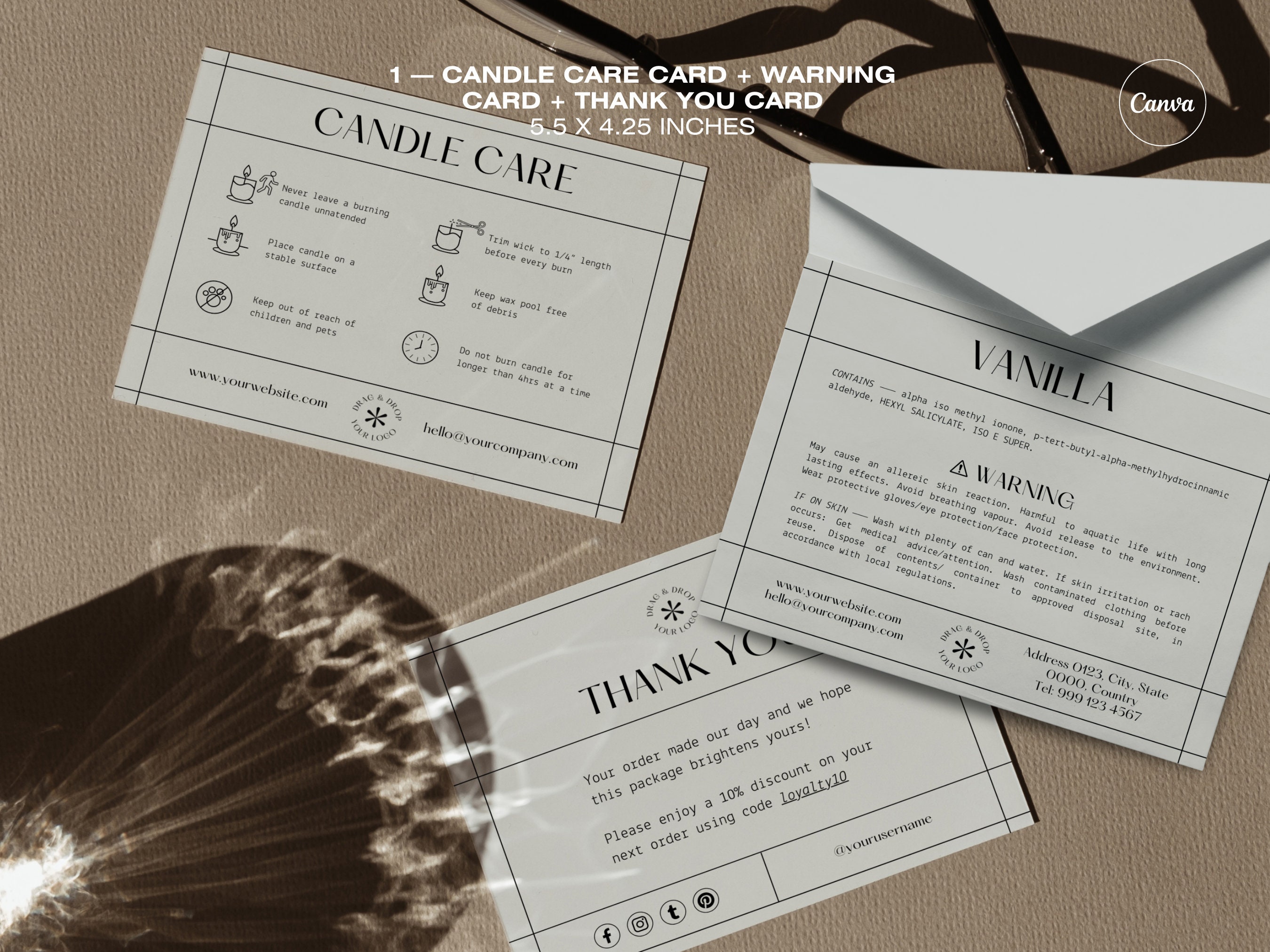 Complete Candle Branding Set. Price List Template. Order Form Templates ...