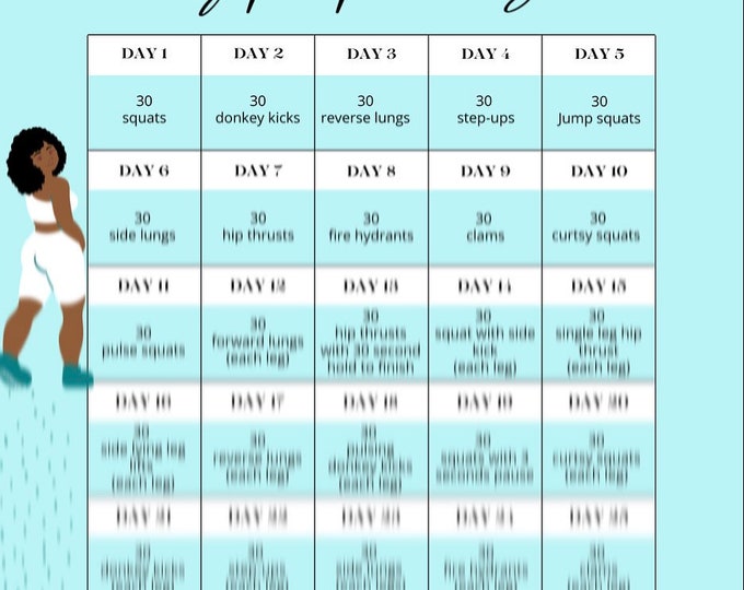 30-day Glute Bridge Exercise Challenge for a Stronger, Lifted Butt ...