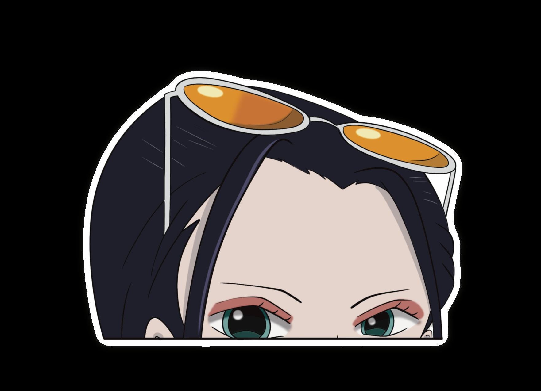 Robin - Anime - Peeking - Vinyl Permanent Decal - Lifetime Warranty - Etsy