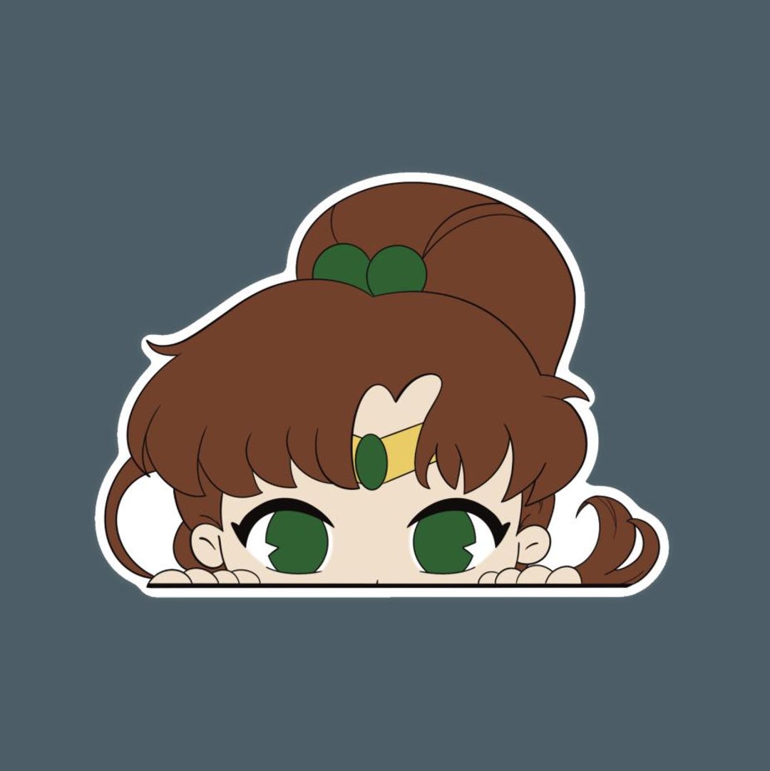 Jupiter - Anime - Peeking - Vinyl Permanent Decal - Lifetime Warranty ...