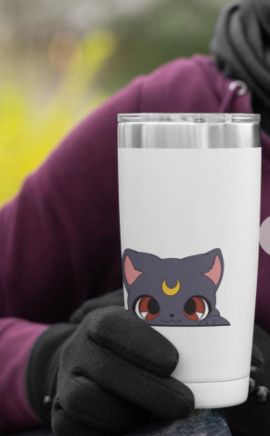 Luna - Anime - Vinyl Permanent Decal - Etsy