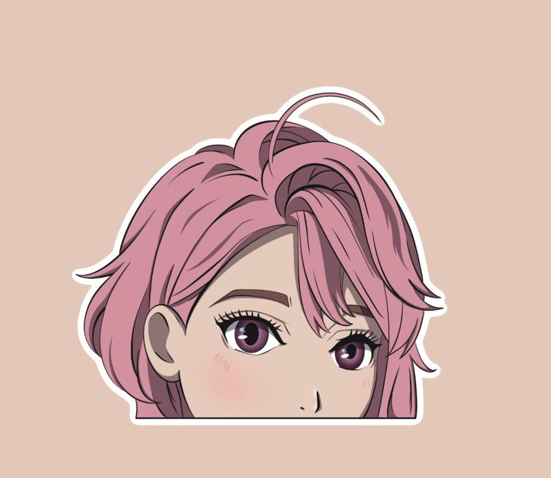 Aira - Anime - Peeking - Vinyl Permanent Decal - Lifetime Warranty - Etsy