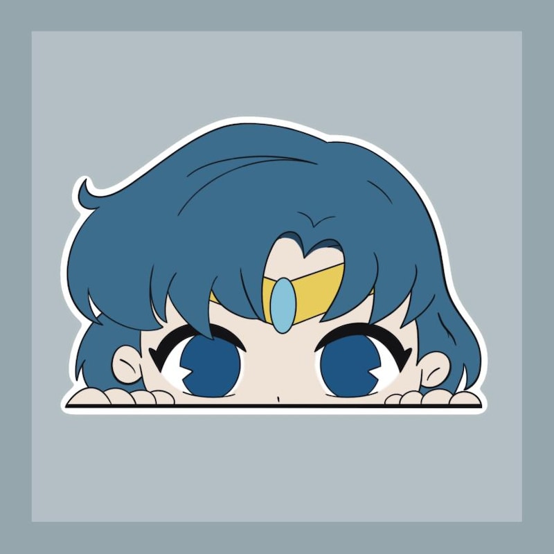 Sailor Moon Peek Stickers - Etsy