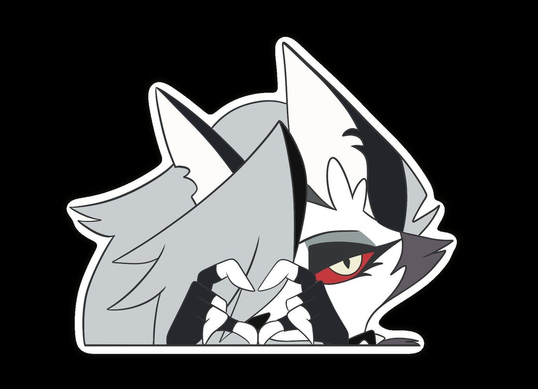 Loona - Animation - Peeking - Vinyl Permanent Decal - Lifetime Warranty ...