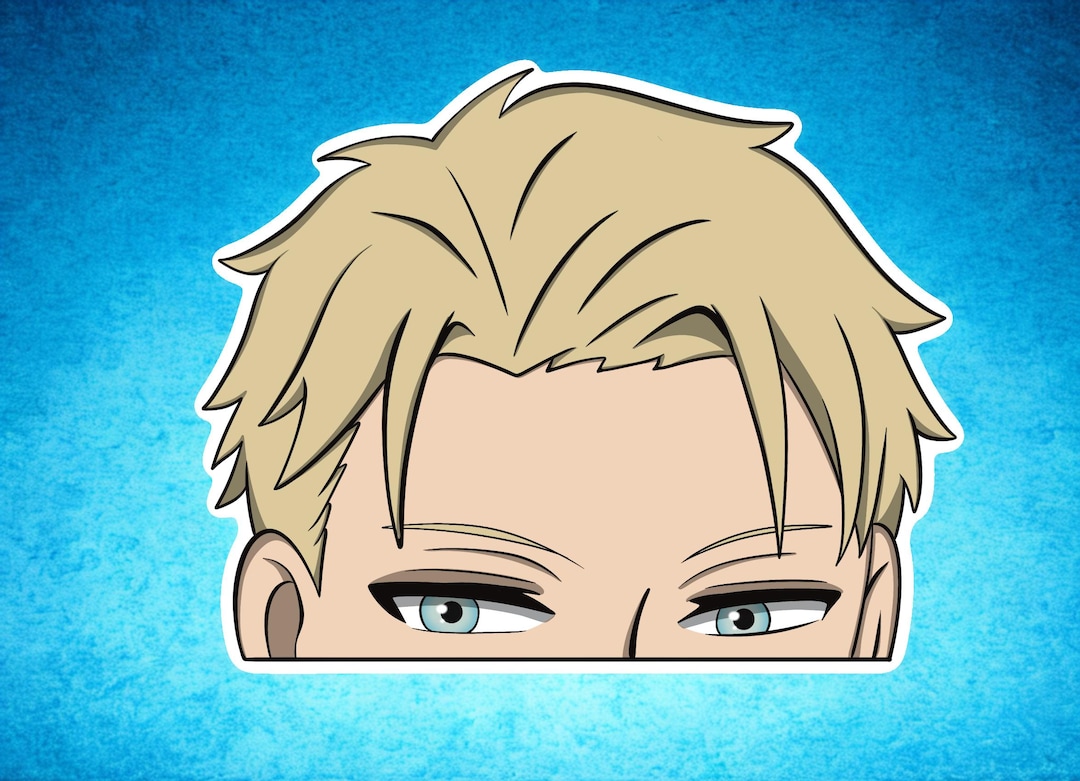 Loid - Anime - Peeking - Vinyl Permanent Decal - Lifetime Warranty - Etsy