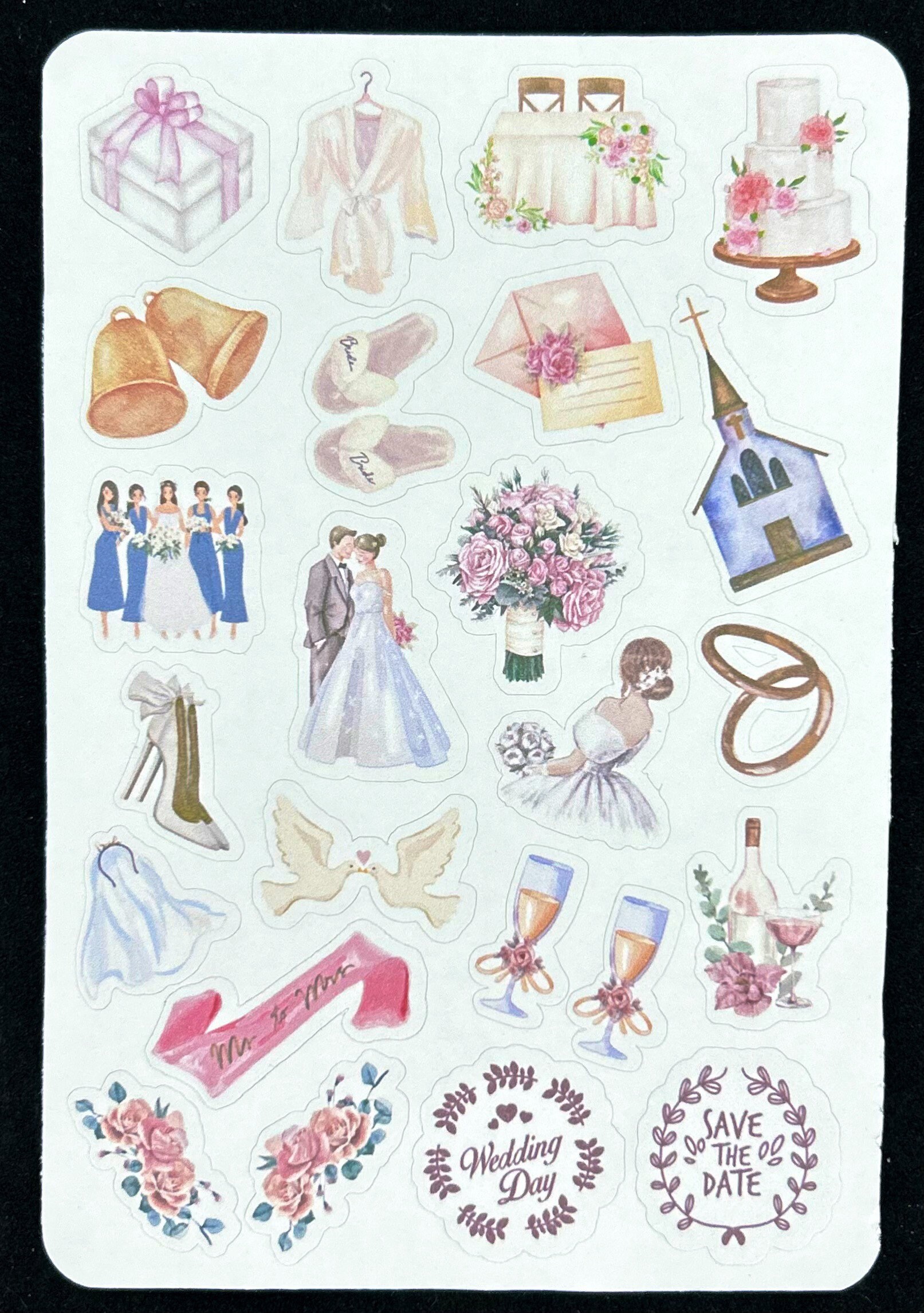Wedding Planner Sticker Journal Wedding Sticker Wedding Day Sticker ...