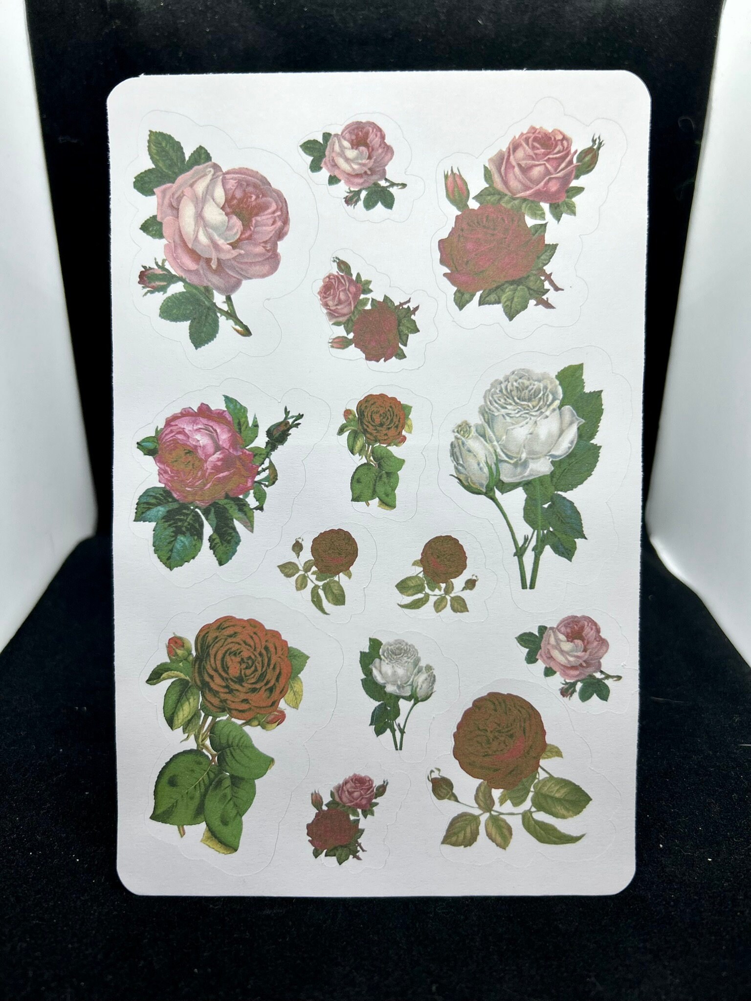 Roses Stickers, Journal and Planning Stickers, Roses - Etsy