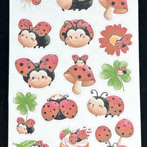 Lady Bug Stickers Journal and Planner Stickers - Etsy