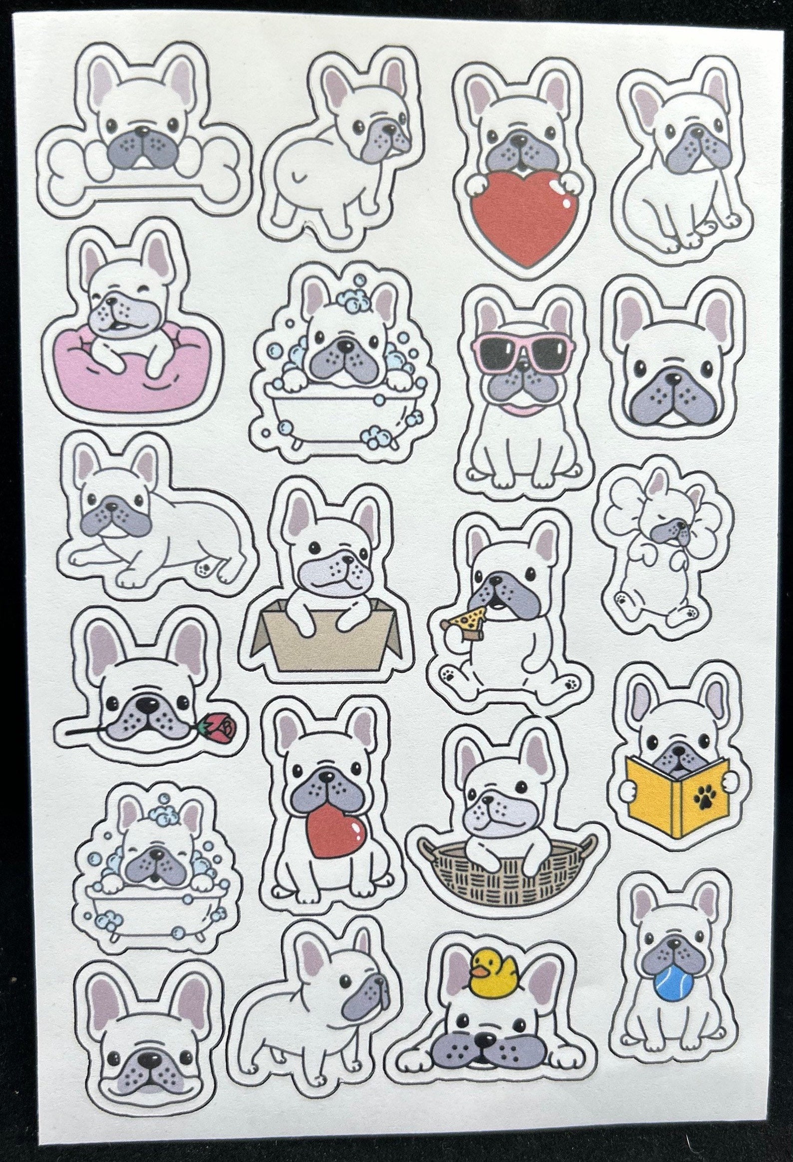 French Bulldog Stickers, FRENCHIE Stickers, Planner Stickers - Etsy