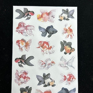 Goldfish Sticker Journal Goldfish Sticker Planner Goldfish Sticker ...