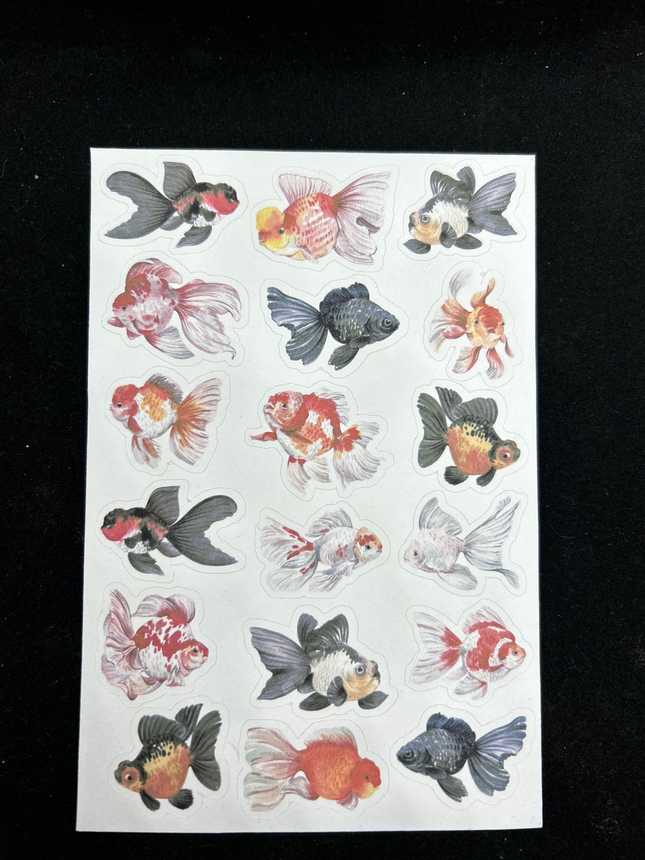 Goldfish Sticker Journal Goldfish Sticker Planner Goldfish Sticker ...