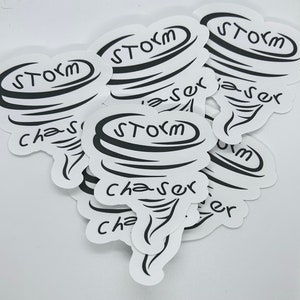 Tornado Sticker, Tornado Die Cut, Journal and Planner Stickers, Tornado ...