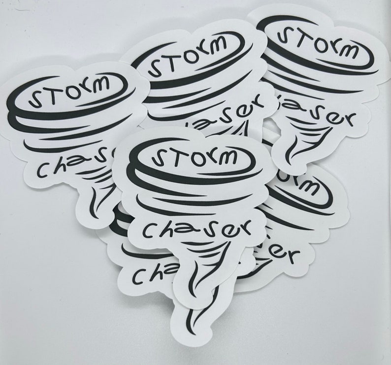 Tornado Sticker, Tornado Die Cut, Journal and Planner Stickers, Tornado ...