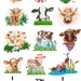 Cow Stickers, Heifer Stickers, Journal and Planning Stickers, Cows ...